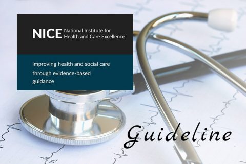 Opportunity to raise awareness: new NICE guidelines